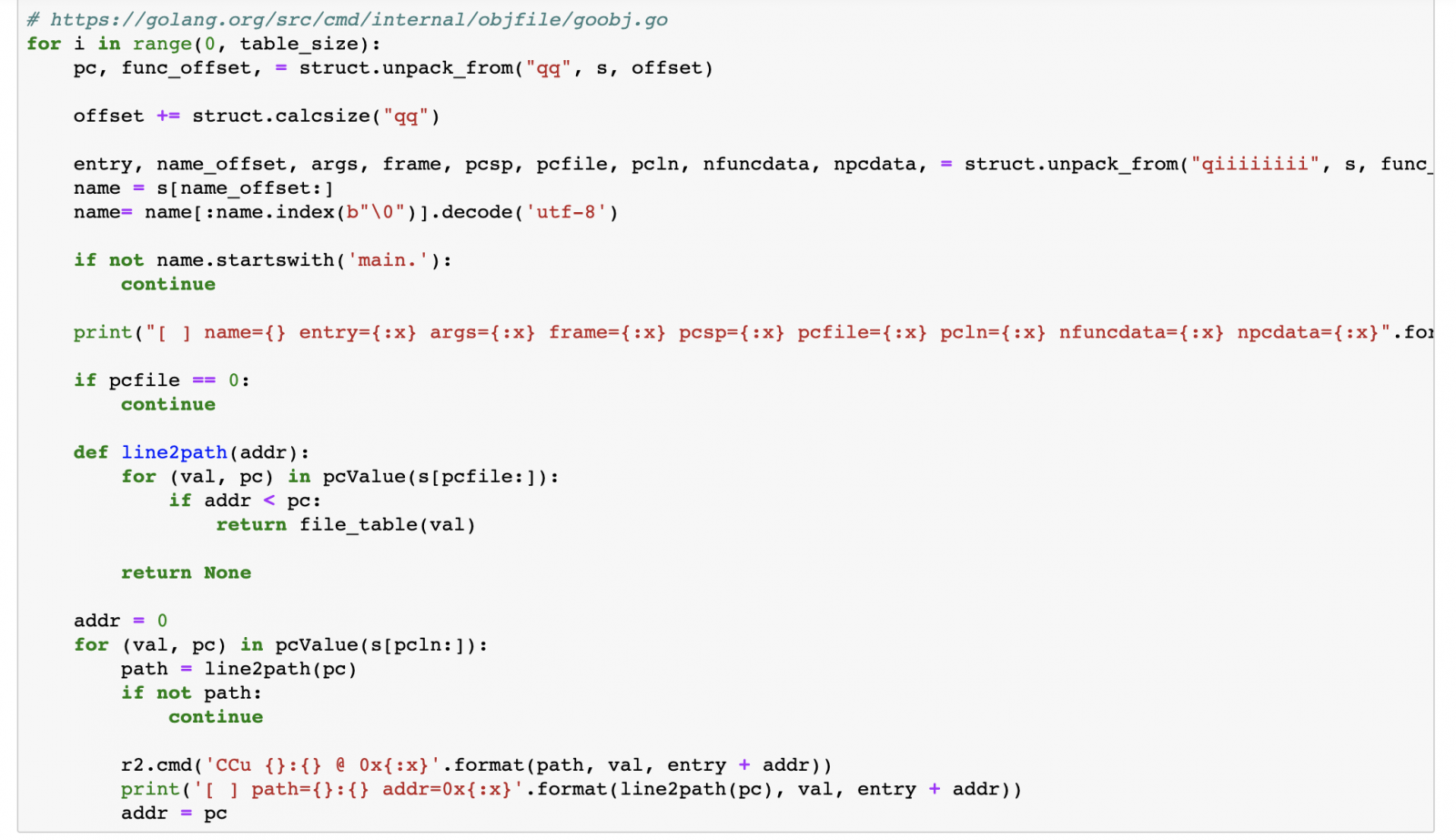 Annotating Golang Binaries With Cutter And Jupyter